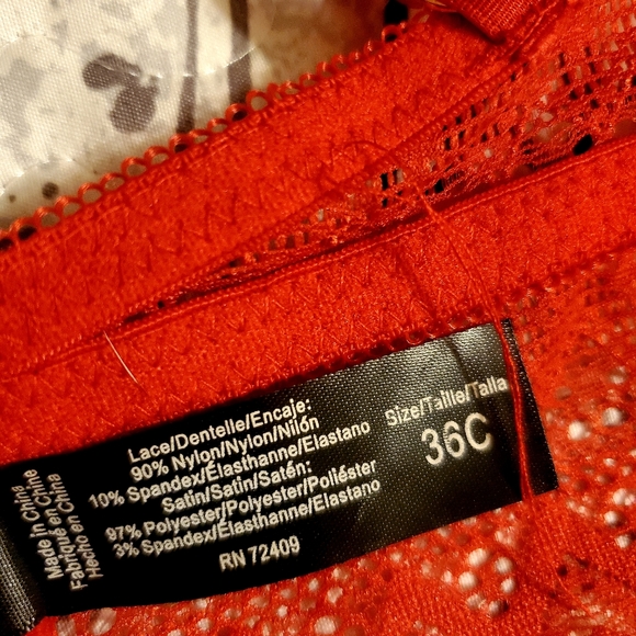 Yandy | Intimates & Sleepwear | Yandy Sexy Flirty Red Longline Bra Size ...